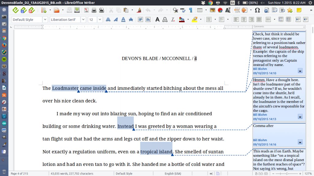 Writing A Novel In Google Docs – Ken-McConnell.com