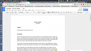 Writing A Novel In Google Docs – Ken-McConnell.com
